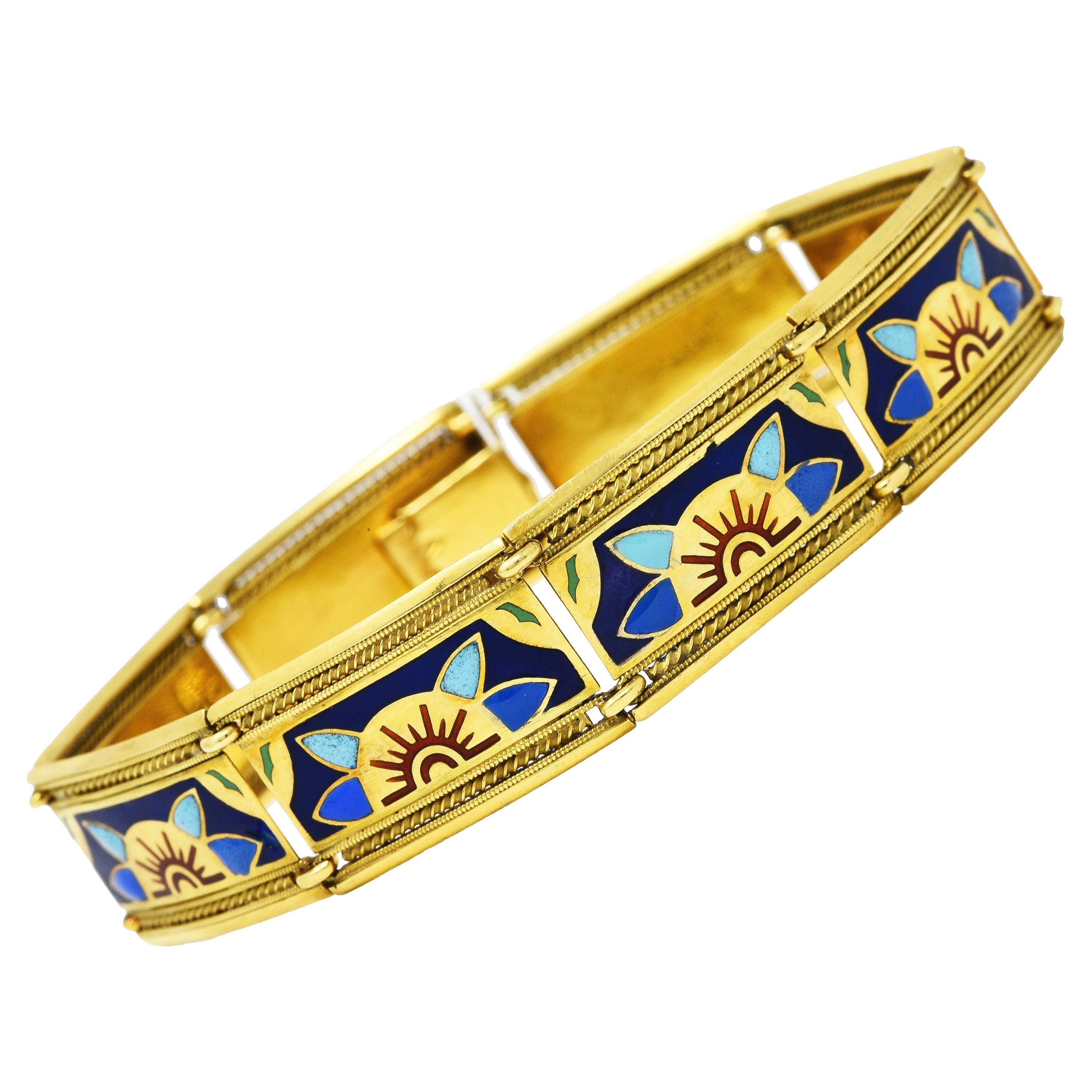 Cartier of Italy 18k Yellow Gold Bracelet Circa 1970 at 1stDibs