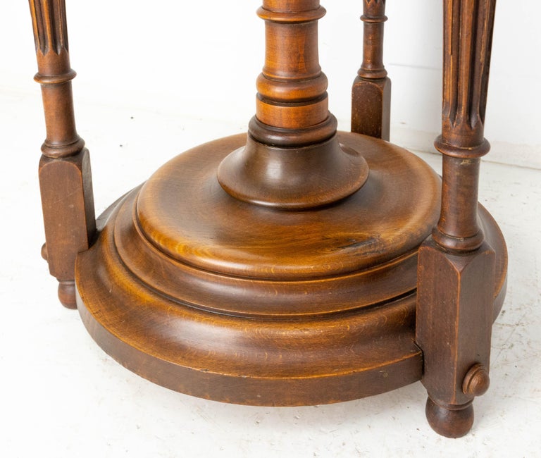 French, Art Nouveau Floor Lamp Beech Light, circa 1900 For Sale at 1stDibs