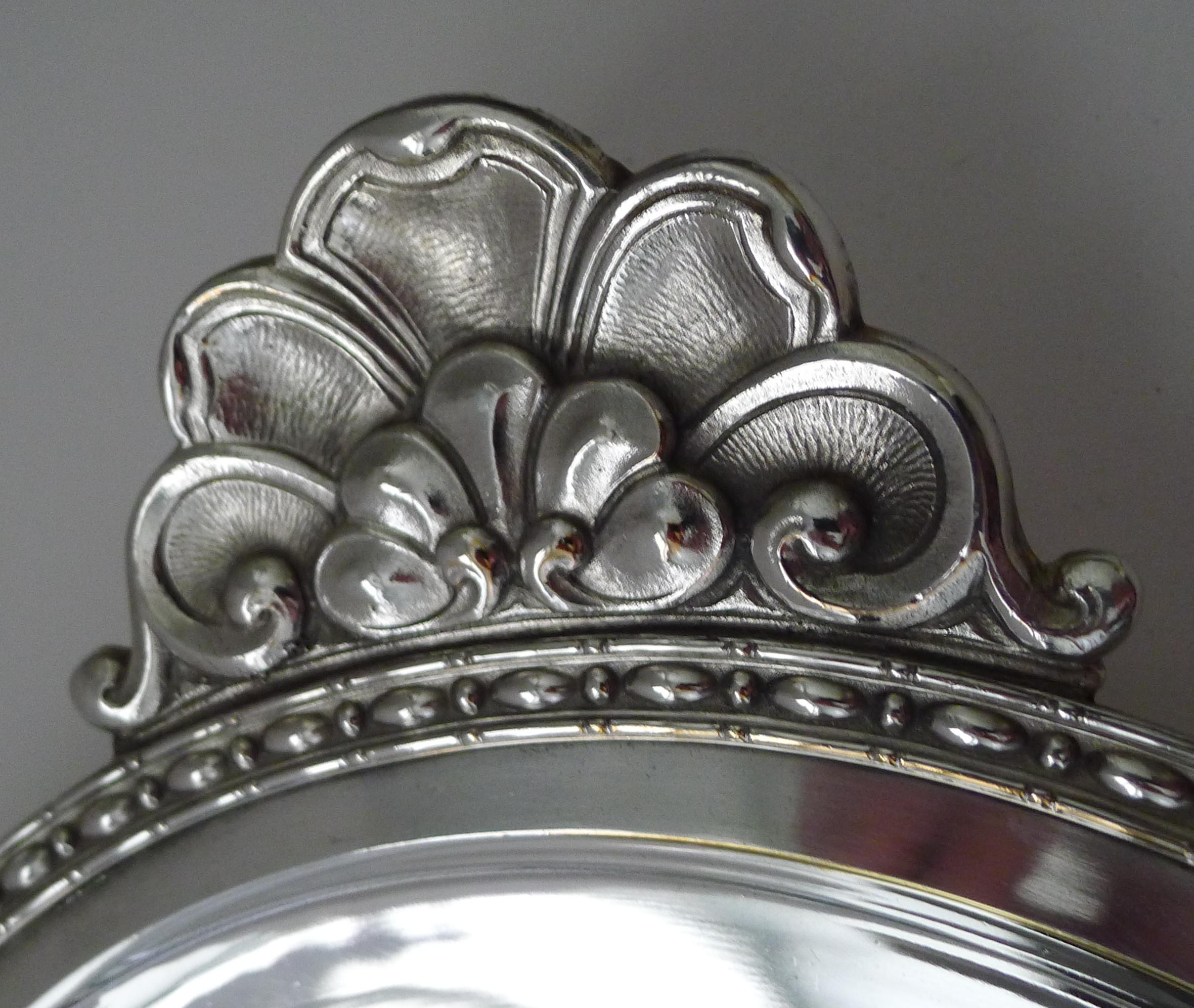 French Art Nouveau Silver Plated Cocktail Tray by Orfèvrerie Claude ...