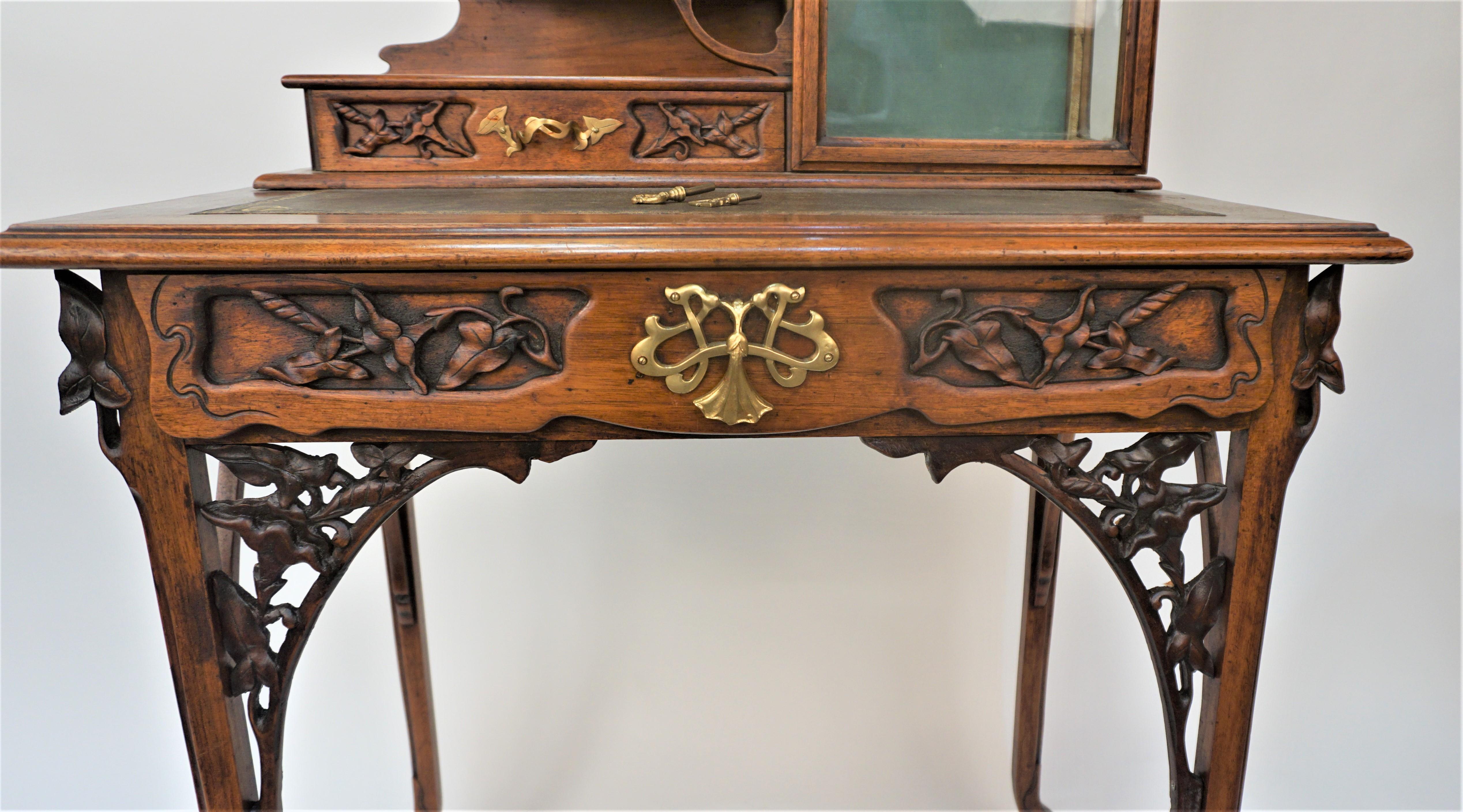 French Art Nouveau Writing Desk at 1stDibs