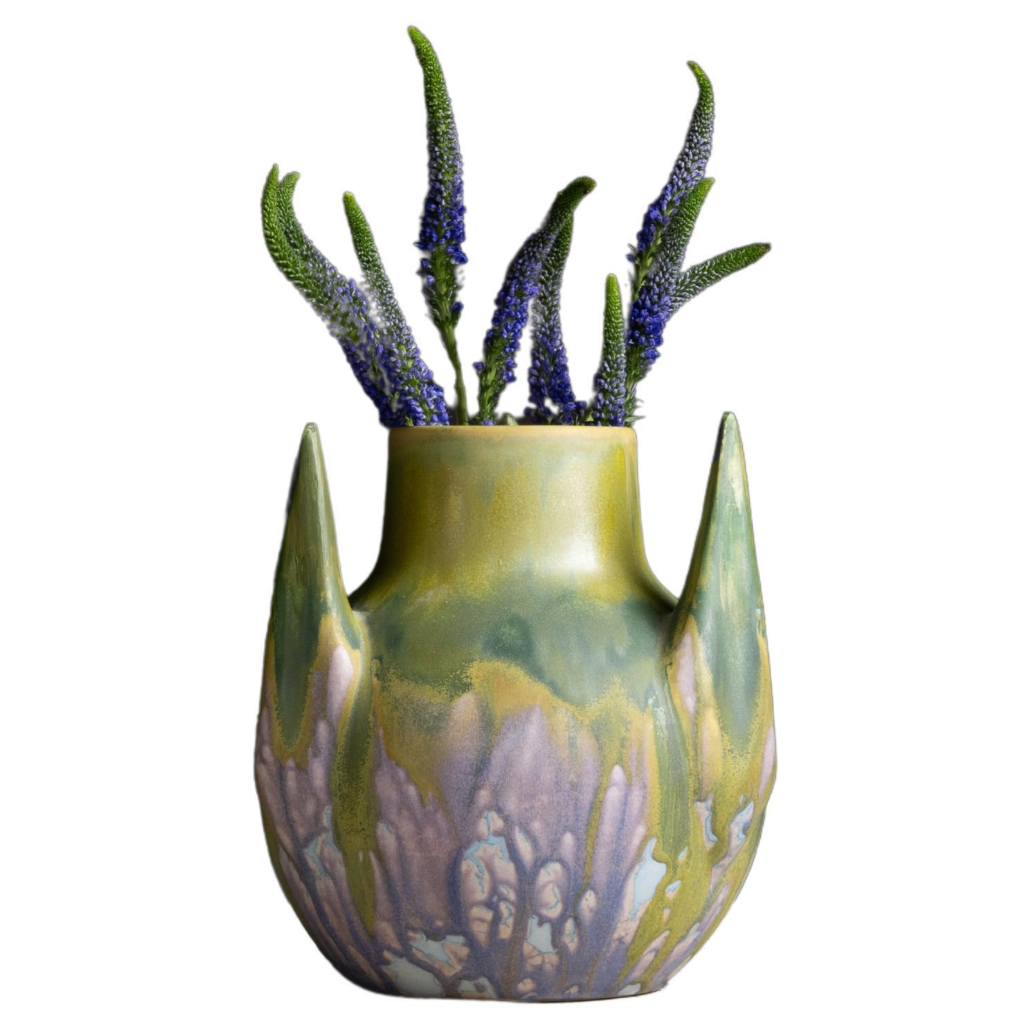 French Art Pottery vase by Gilbert Metenier, France circa 1950 For Sale ...