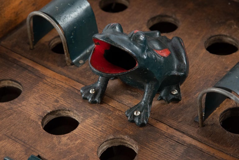 French Arts and Crafts Frog Tossing Game, circa 1900 For Sale at ...
