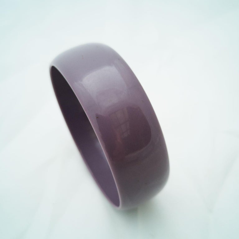 French bakelite bracelet, Art Deco, 1920s, purple For Sale at 1stDibs