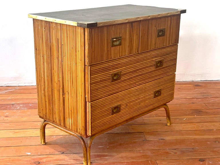 French Bamboo Dresser For Sale at 1stDibs | bambus kommode