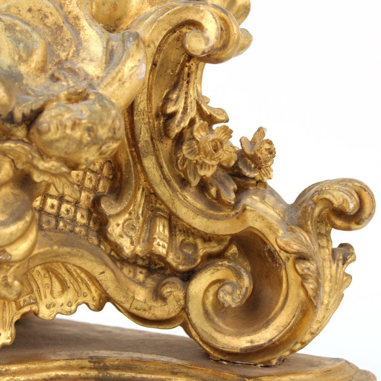 French Baroque Reliquary of the Holy Cross in Gilded Wood at 1stDibs
