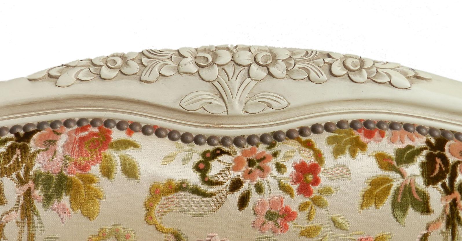 French Bed Scroll US Queen UK King Upholstered Price to recover at 1stDibs