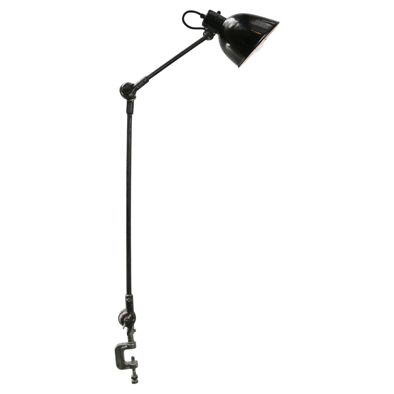 White Enamel Vintage Industrial Bakelite Machinist Work Wall Light For ...