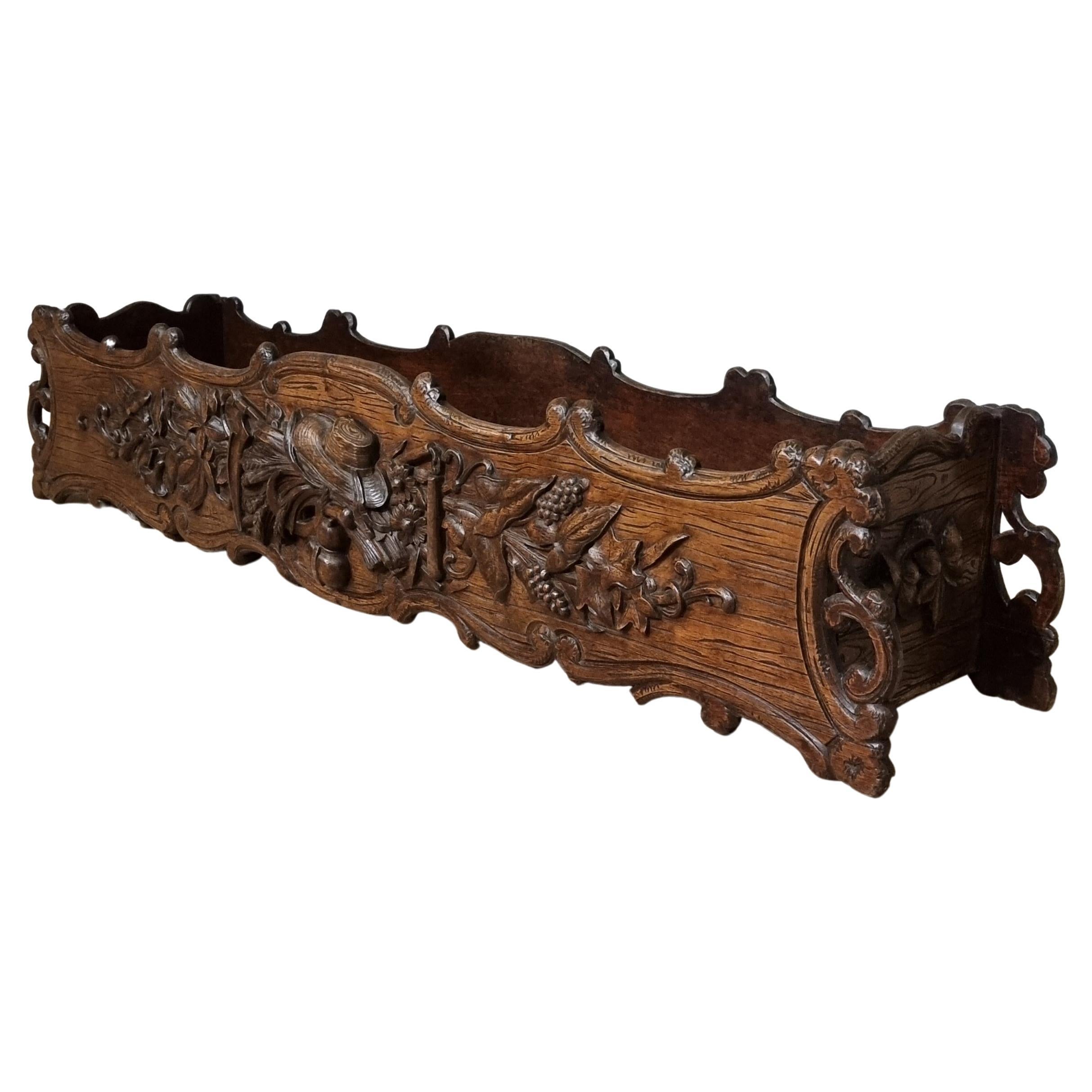 French Wooden Planter For Sale at 1stDibs
