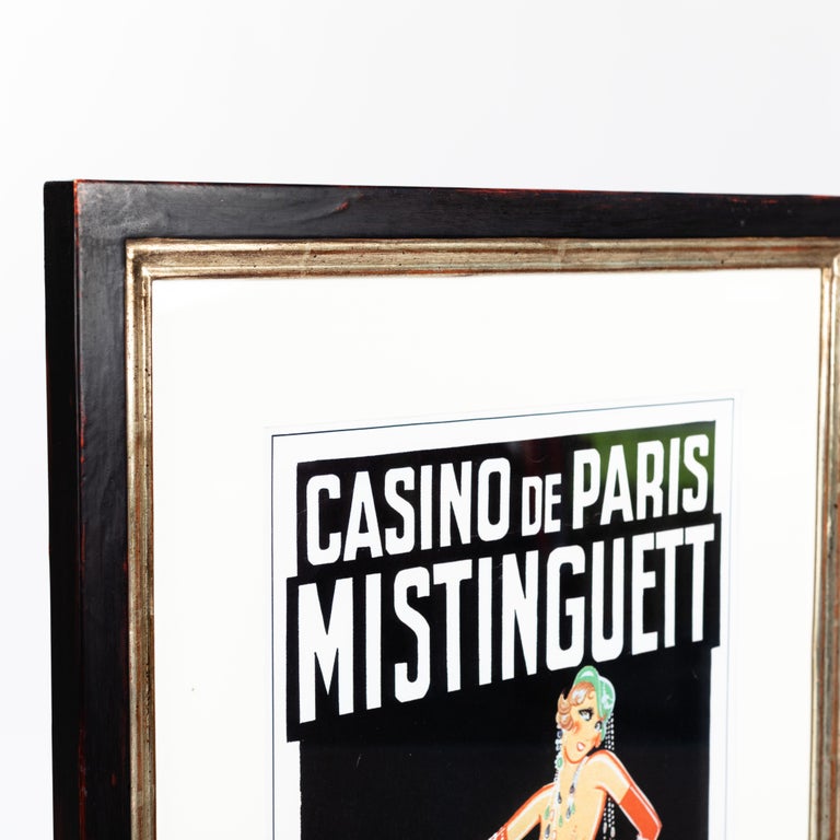 French Black-White-red Art Déco Poster Advertising "Casino De Paris ...
