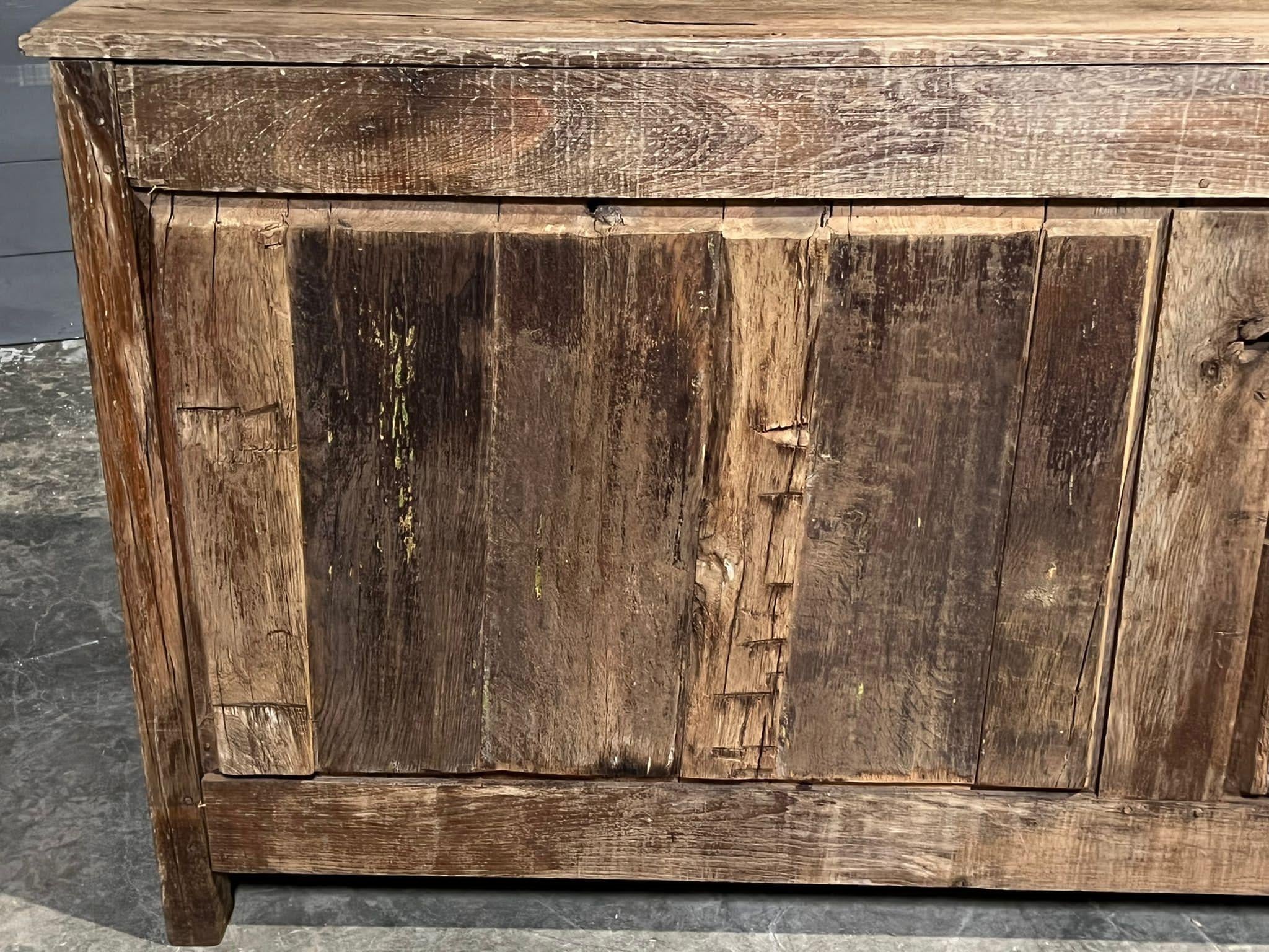 French Bleached Oak 19th Century Enfilade at 1stDibs