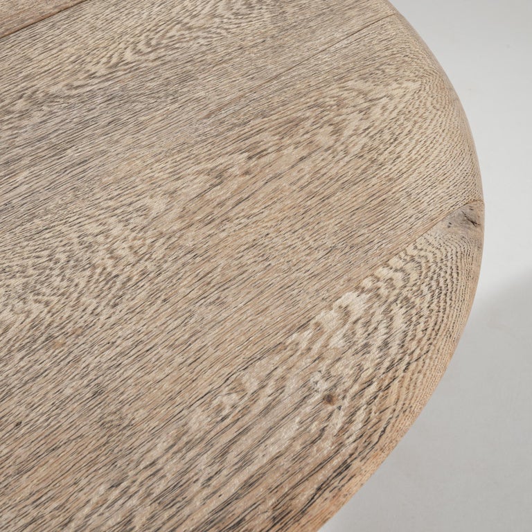 French Bleached Oak Gate Leg Table For Sale at 1stDibs
