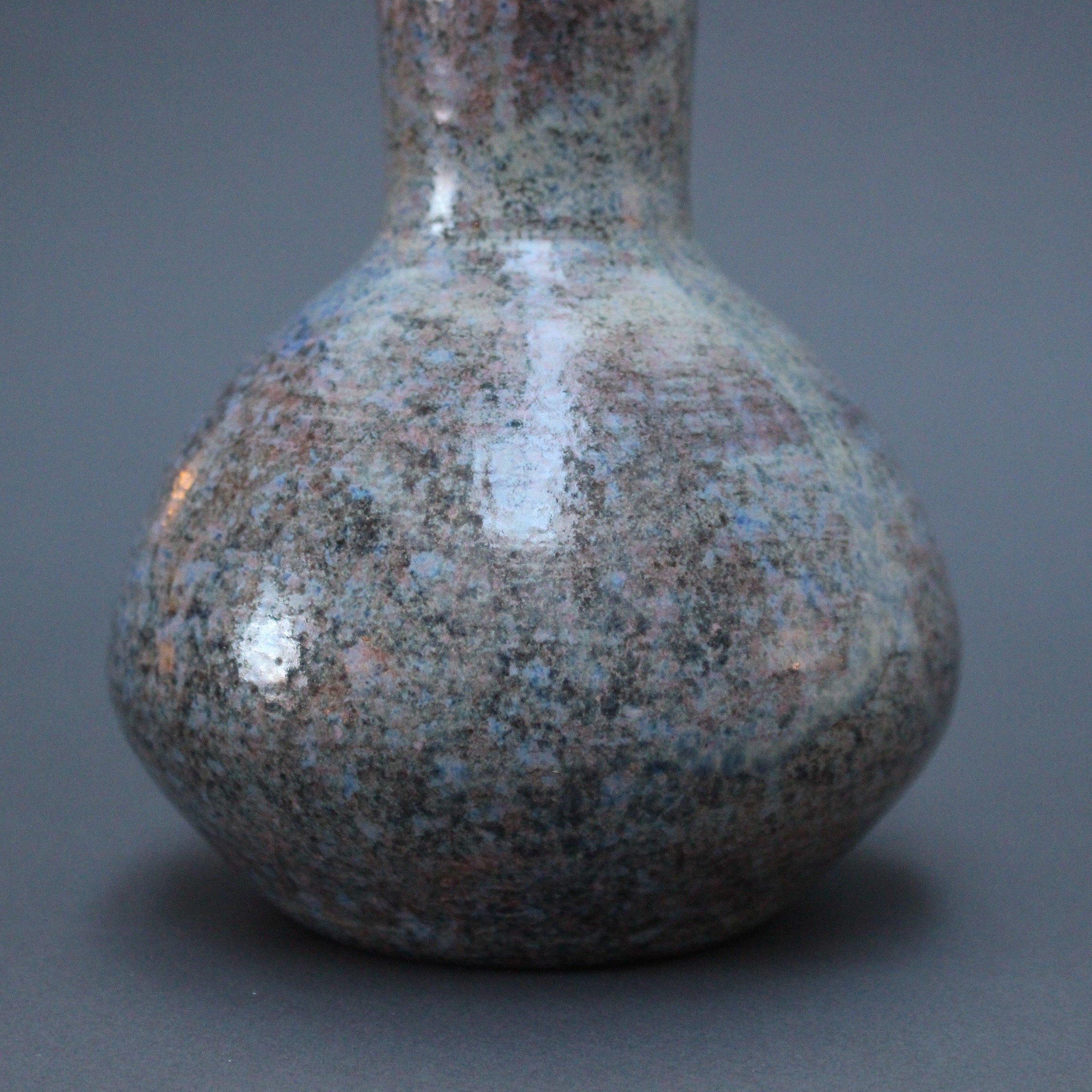 French Blue Ceramic Flower Vase by Jean-Pierre Gasnier, circa 1970s at ...