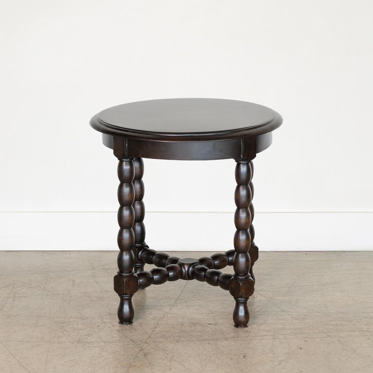 French Bobbin Wood Side Table For Sale at 1stDibs