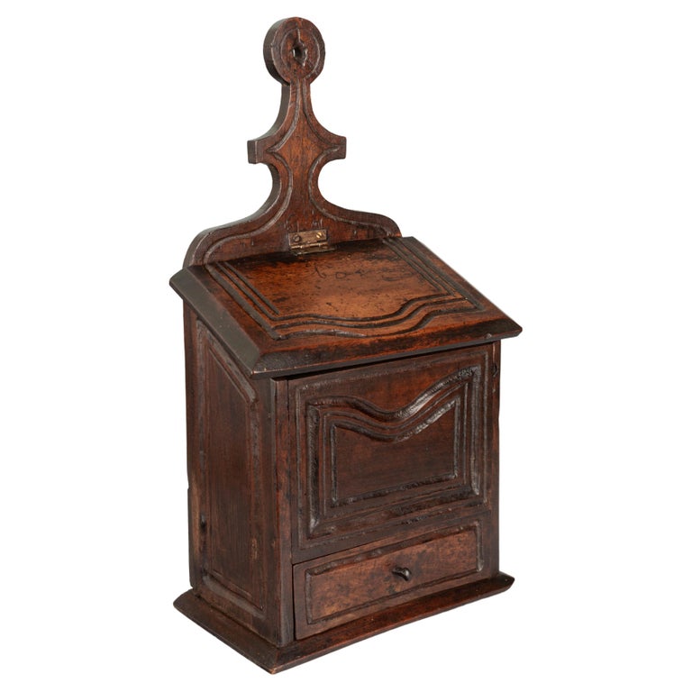 Antique Wooden Salt Boxes