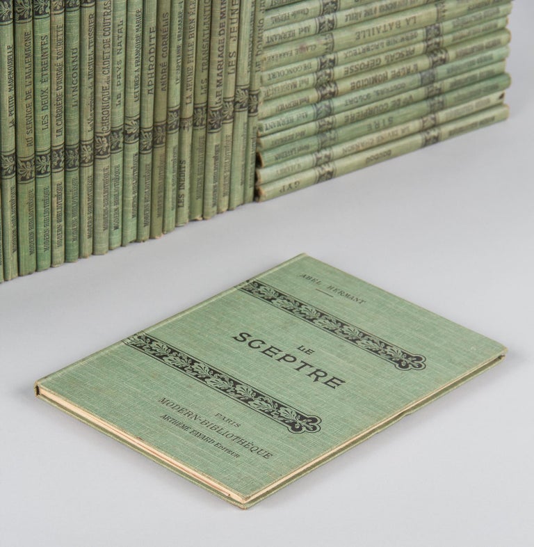 French Books, Short Novels from Paris Modern-Bibliotheque, Early 1900s ...