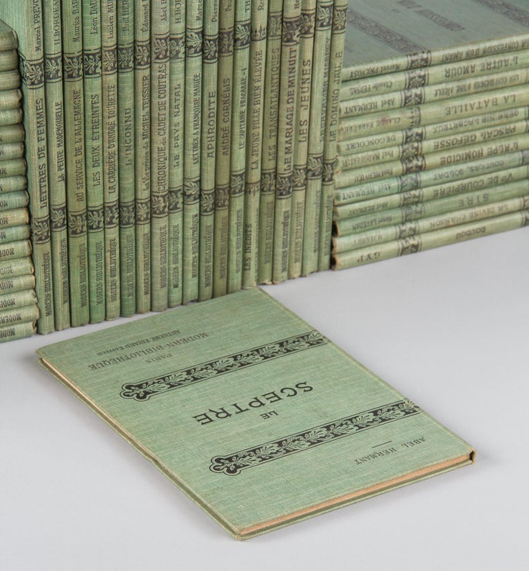 French Books, Short Novels from Paris Modern-Bibliotheque, Early 1900s ...