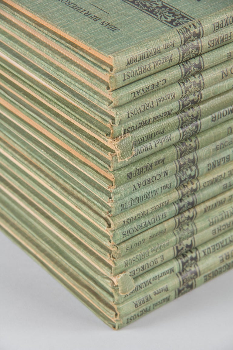 French Books, Short Novels from Paris Modern-Bibliotheque, Early 1900s ...