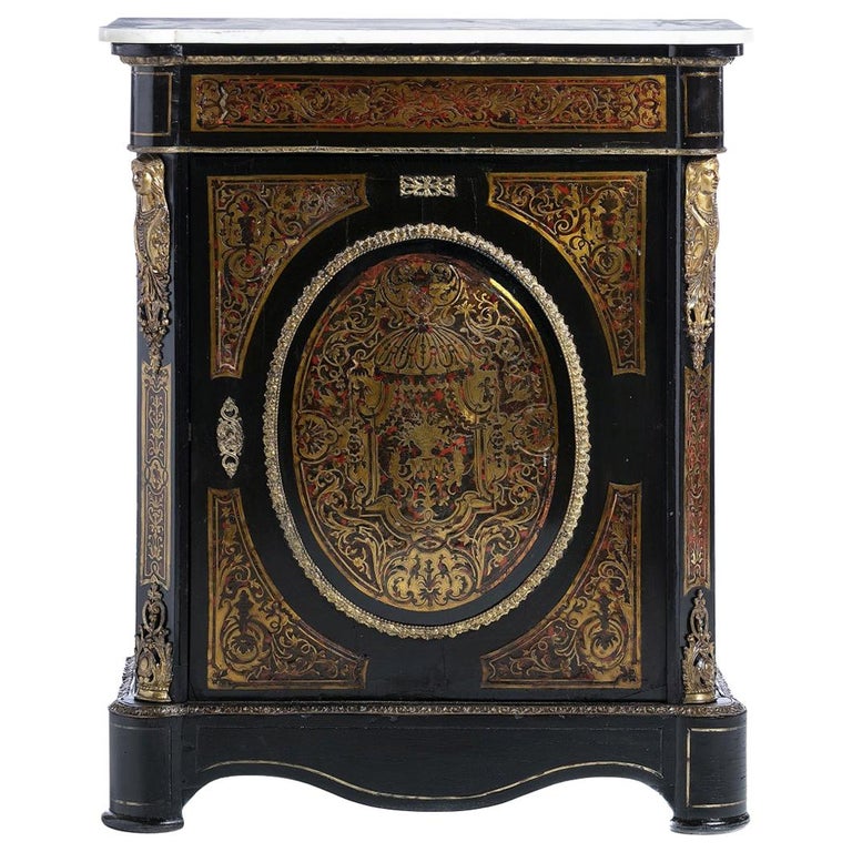 French Boule Style Cabinet, 19th Century For Sale at 1stDibs