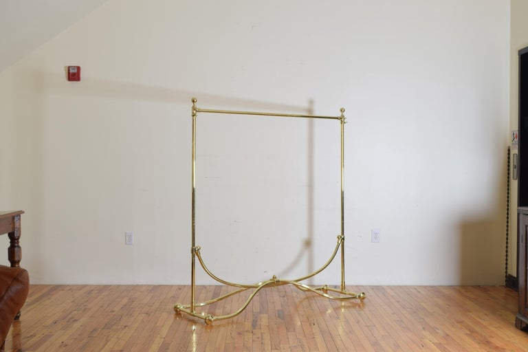 French Brass Clothing Rack, Early 20th Century, Ch. Rousseau and Ce at ...