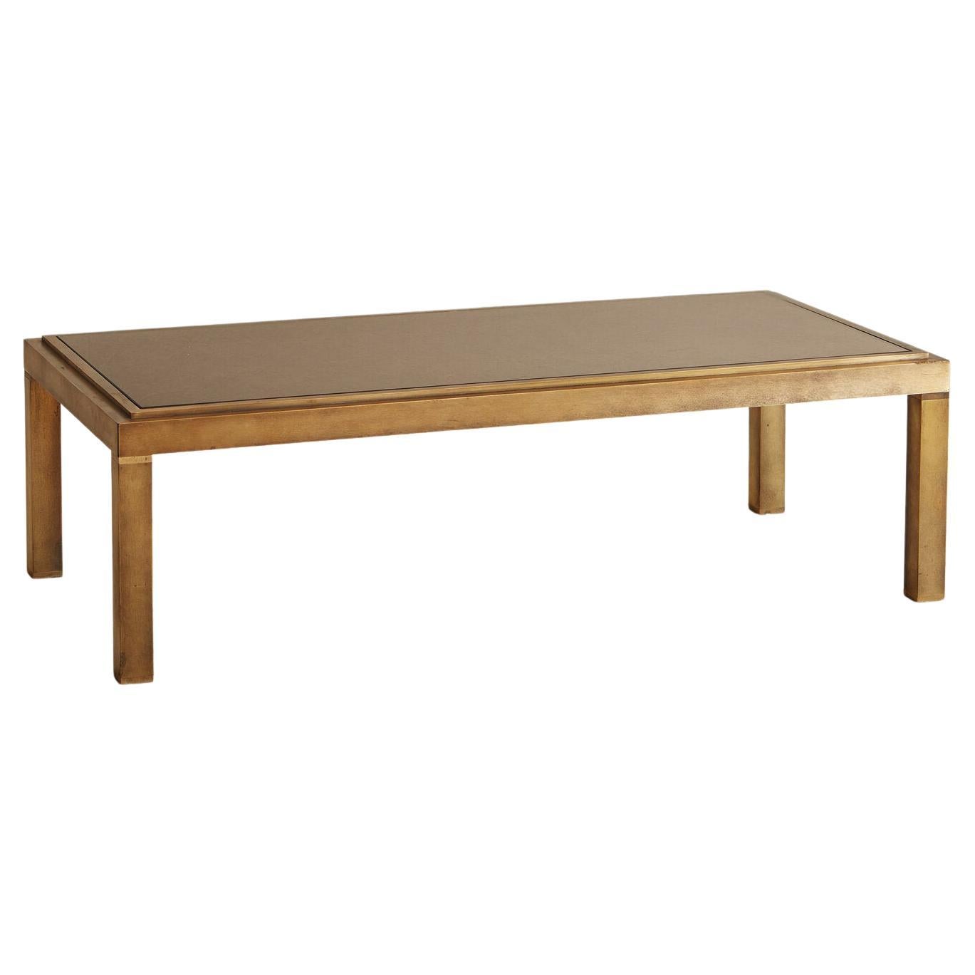 Spectacular French 40's Verre Eglomise Coffee Table at 1stDibs