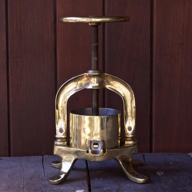 French Brass Duck Lobster Press Culinary Cooking Confit Matfer Bourgeat ...