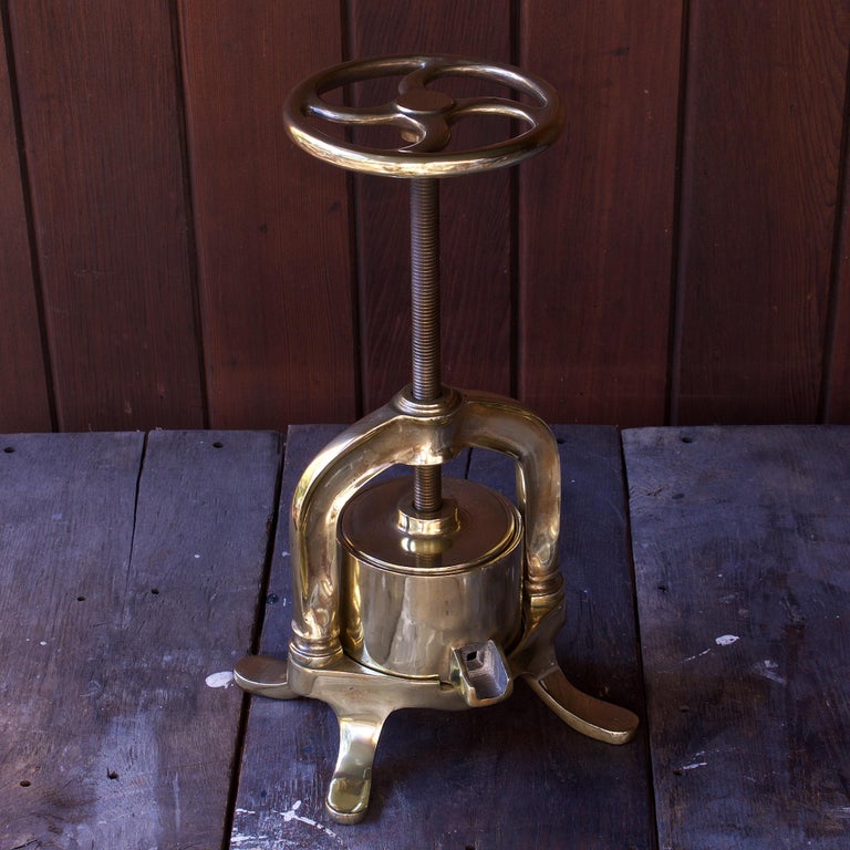 French Brass Duck Lobster Press Culinary Cooking Confit Matfer Bourgeat ...