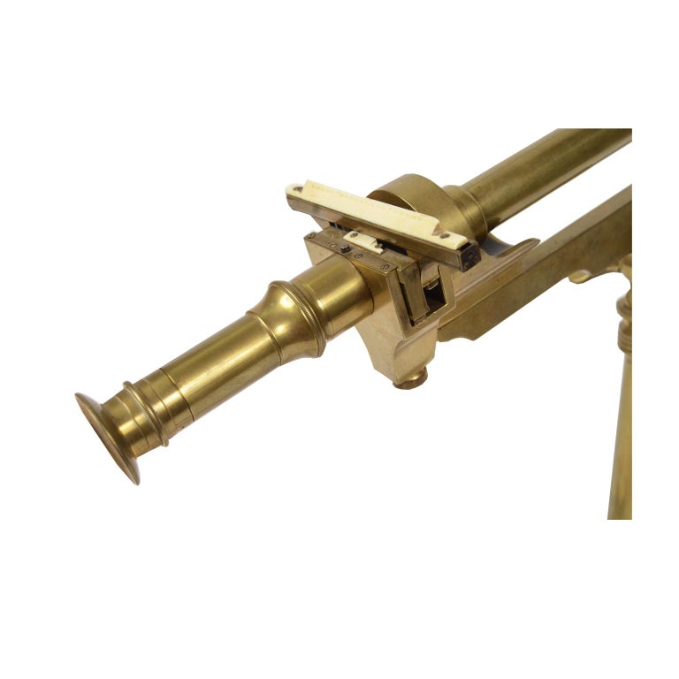 Mid-19th Century French Brass Duboscq Saccharimeter Antique Physic ...