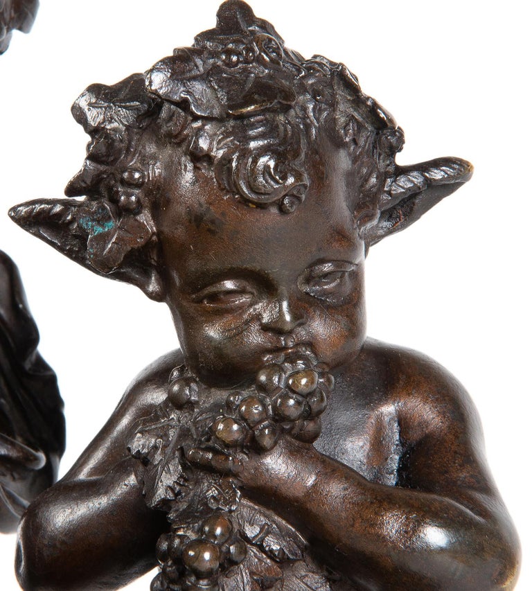 French Bronze Bacchus Group of Cherubs Playing, circa 1880 For Sale at ...