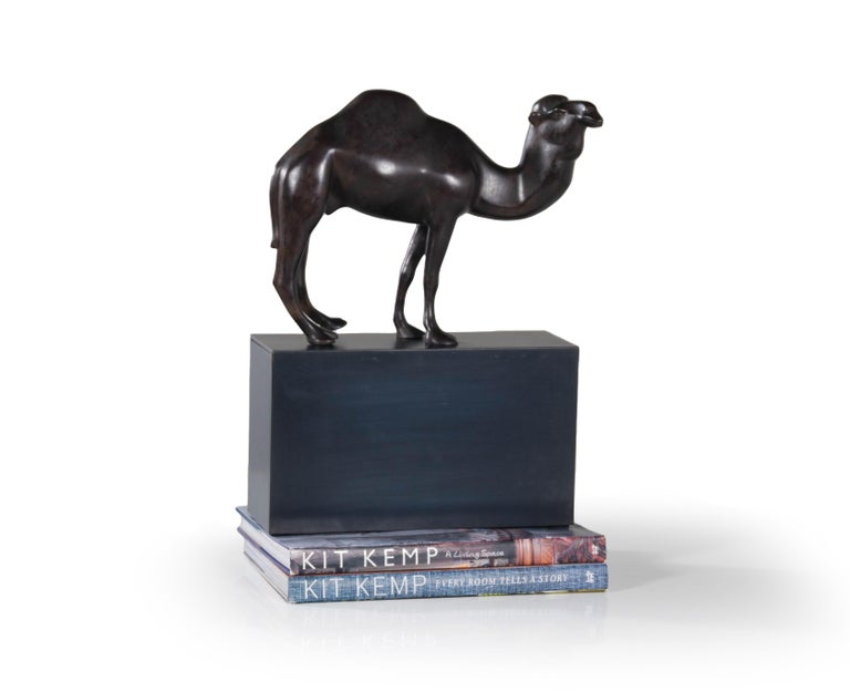 French, Bronze Camel Newly Mounted on Steel Base For Sale at 1stDibs