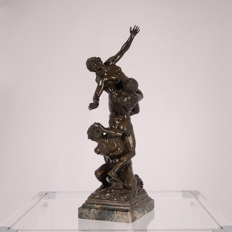 French Bronze Sculpture the Abduction of Sabine Women Giambologna ...