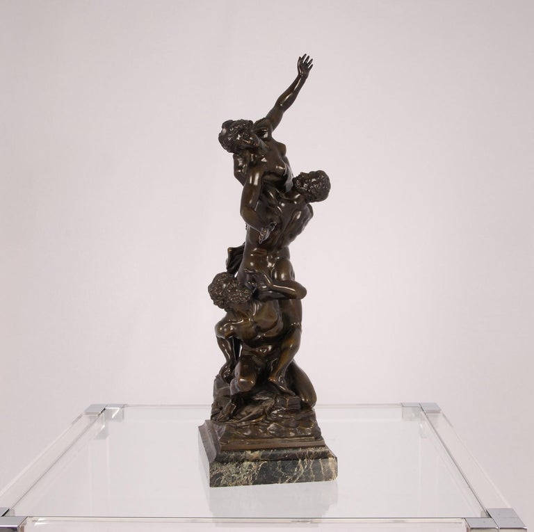 French Bronze Sculpture the Abduction of Sabine Women Giambologna ...