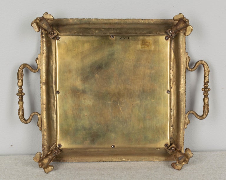 French Bronze Trivet with Longwy Ceramic Tile at 1stDibs | bronze ...