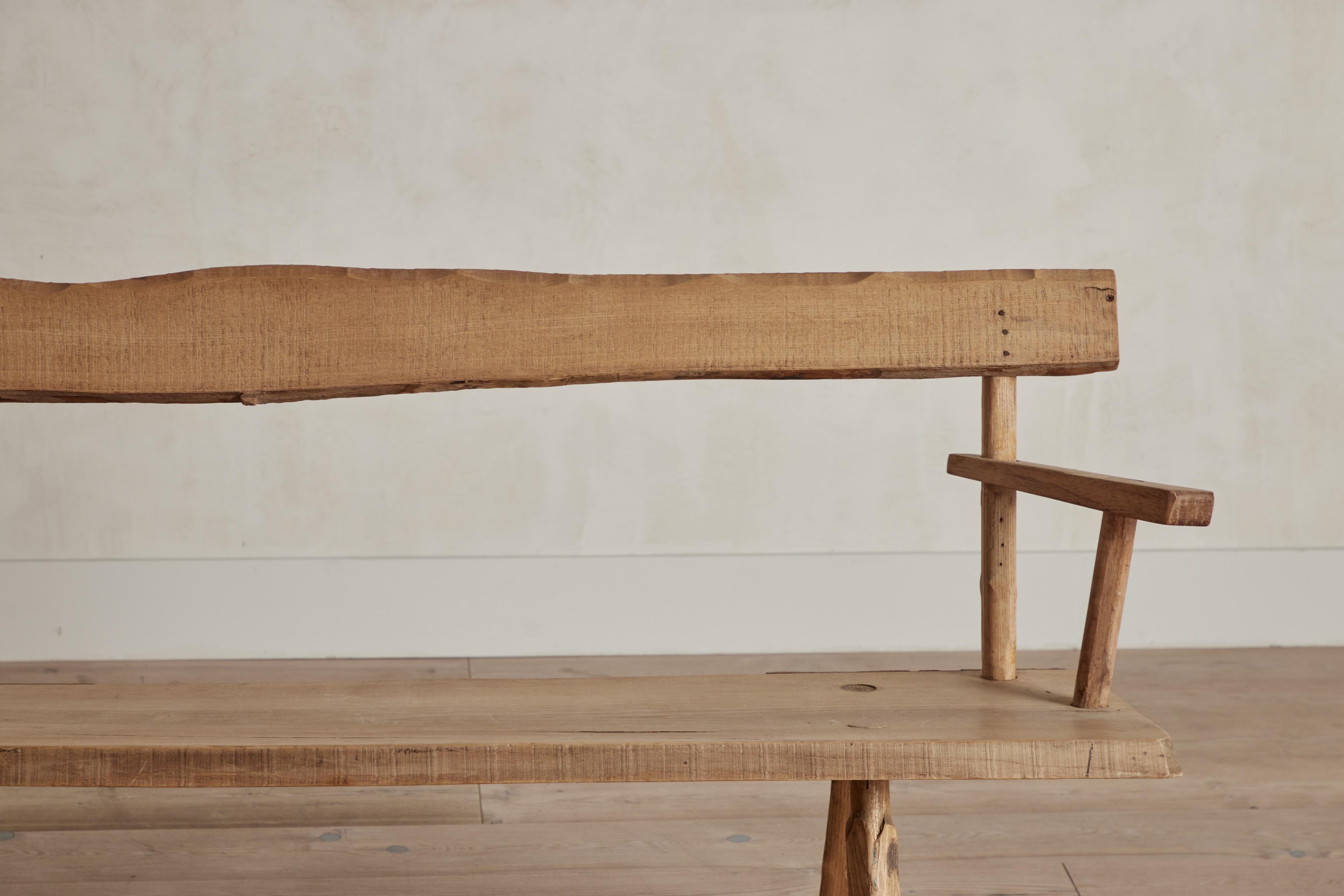 French Brutalist Bench For Sale at 1stDibs