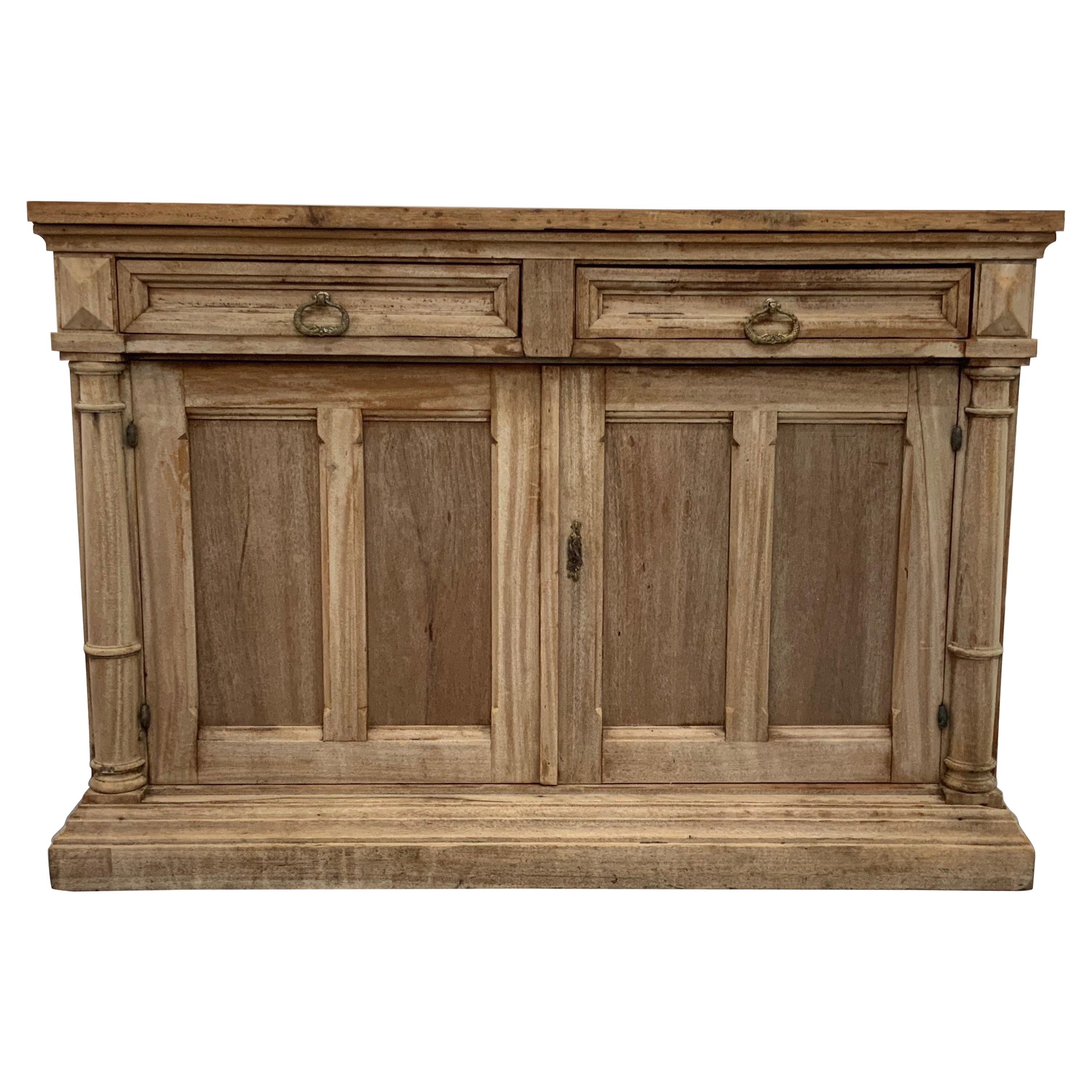 20th Century Bleached Walnut Henredon Buffet at 1stDibs