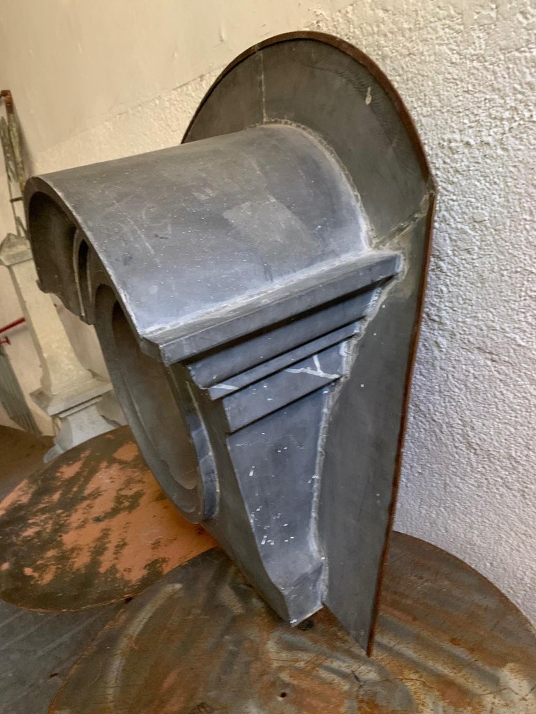 French Bull's Eye Zinc Dormer Window For Sale at 1stDibs