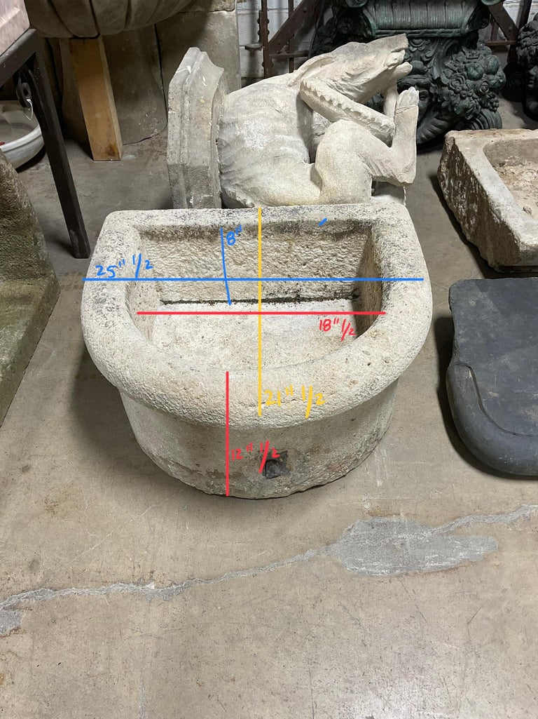 French Burgundy Sink For Sale at 1stDibs