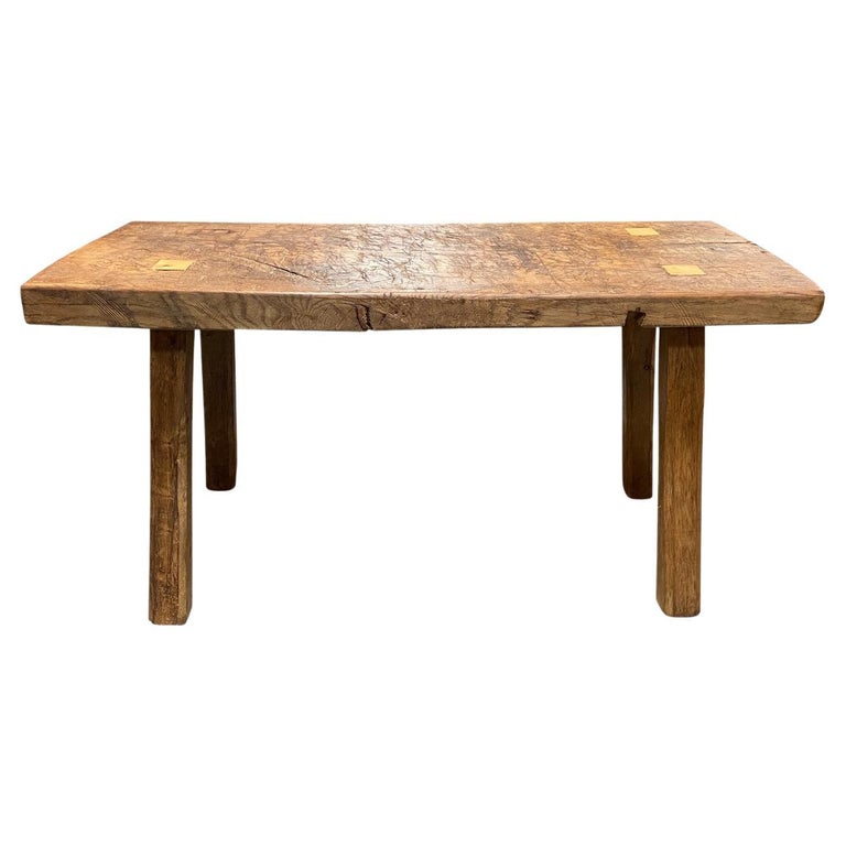 French Butcher Block Table at 1stDibs