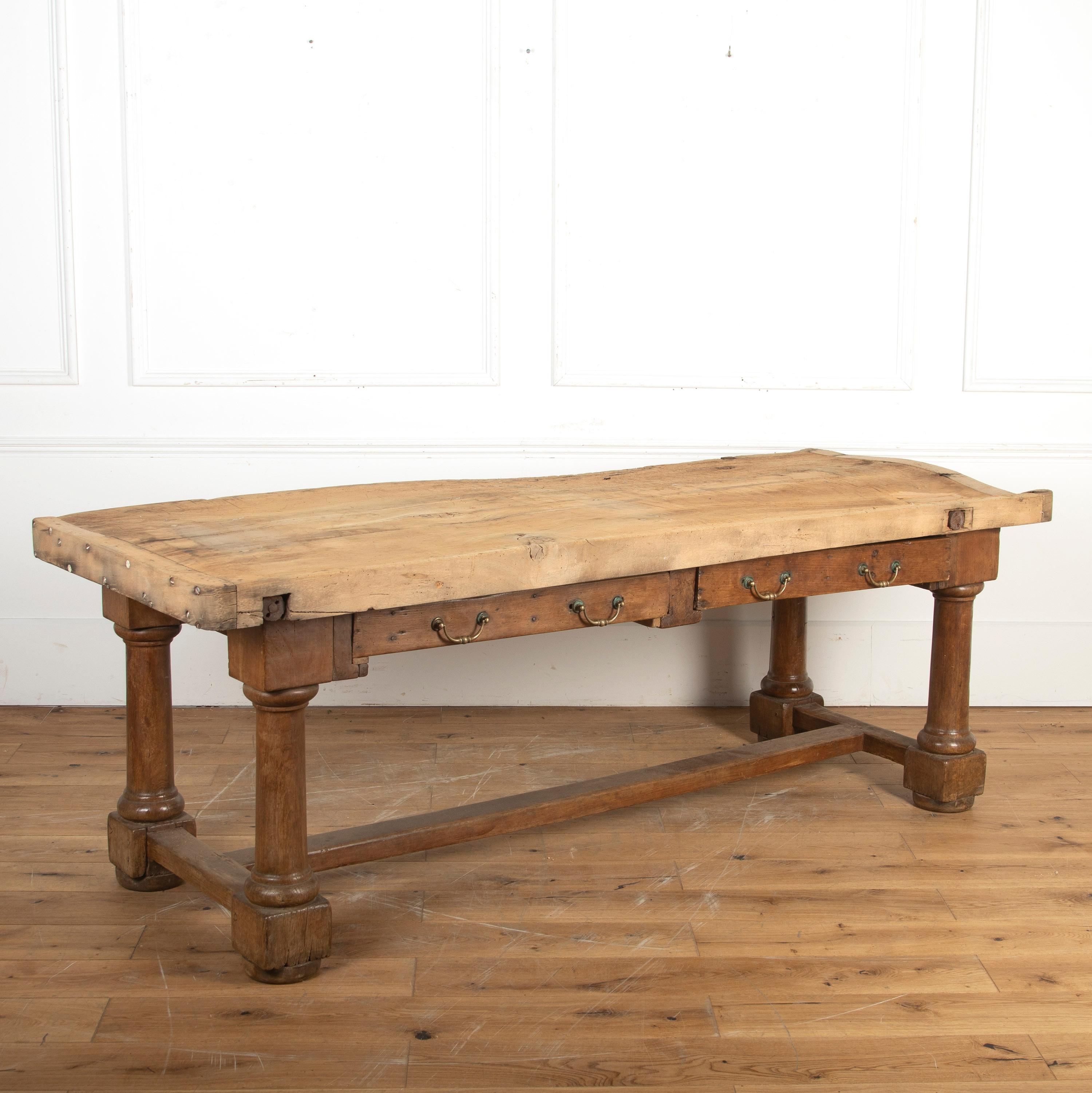 French Butchers Table For Sale at 1stDibs