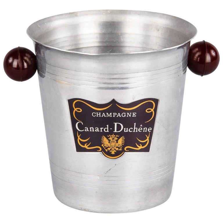 French Canard Duchene Aluminum Champagne Bucket, 20th Century at 1stDibs