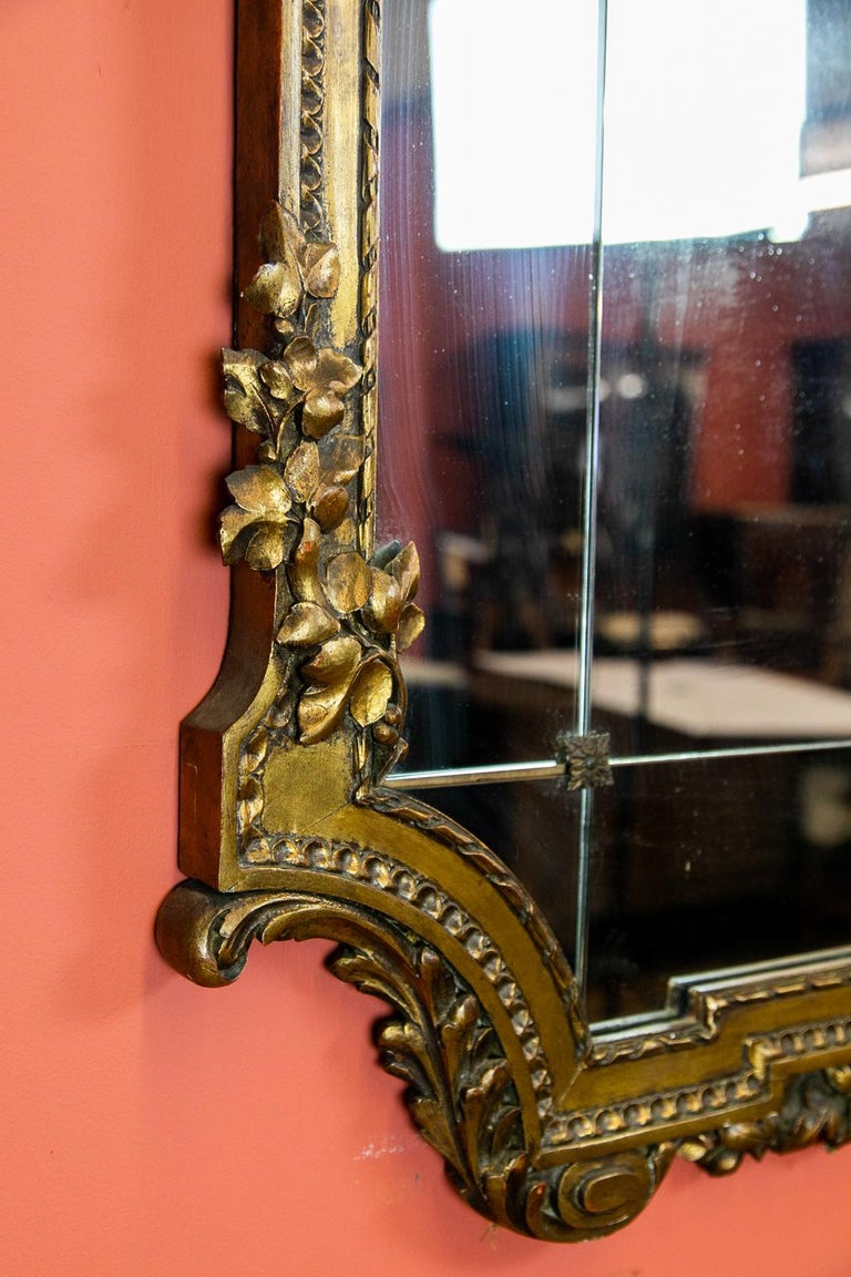 French Carved Gilt Mirror For Sale at 1stDibs