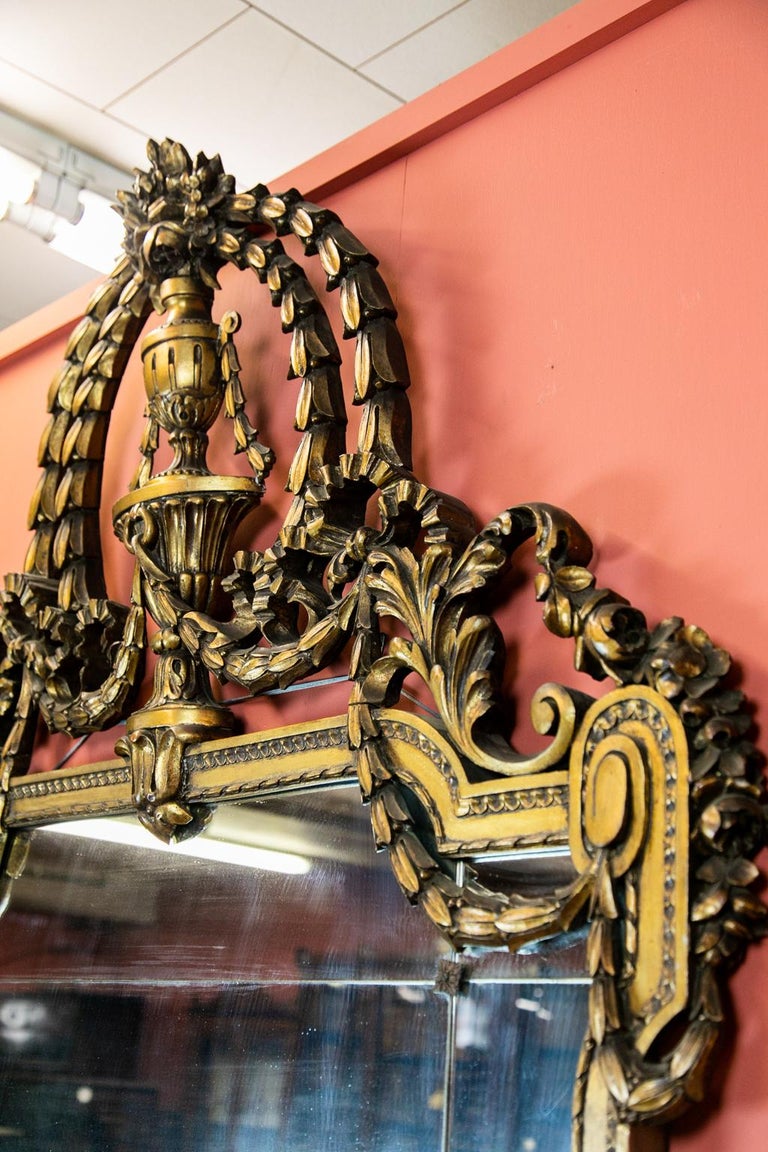 French Carved Gilt Mirror For Sale at 1stDibs