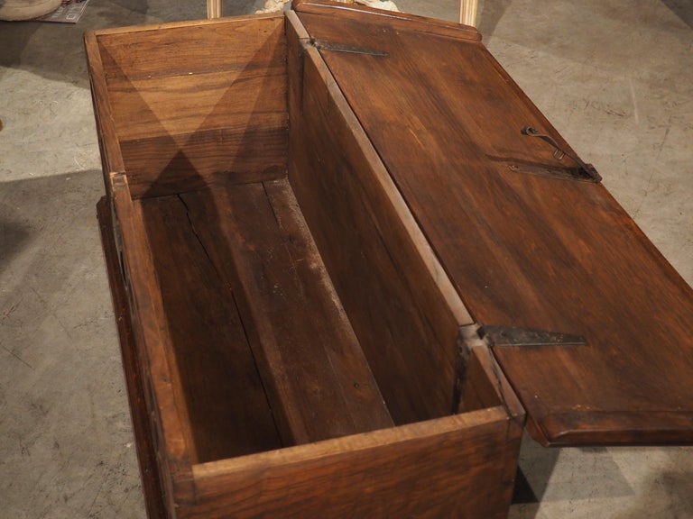 French Carved Oak Gothic Style Blanket Chest or Trunk, Early to Mid ...