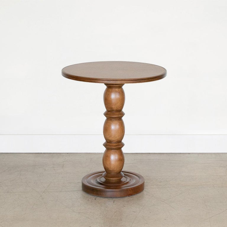 French Carved Wood Side Table For Sale at 1stDibs