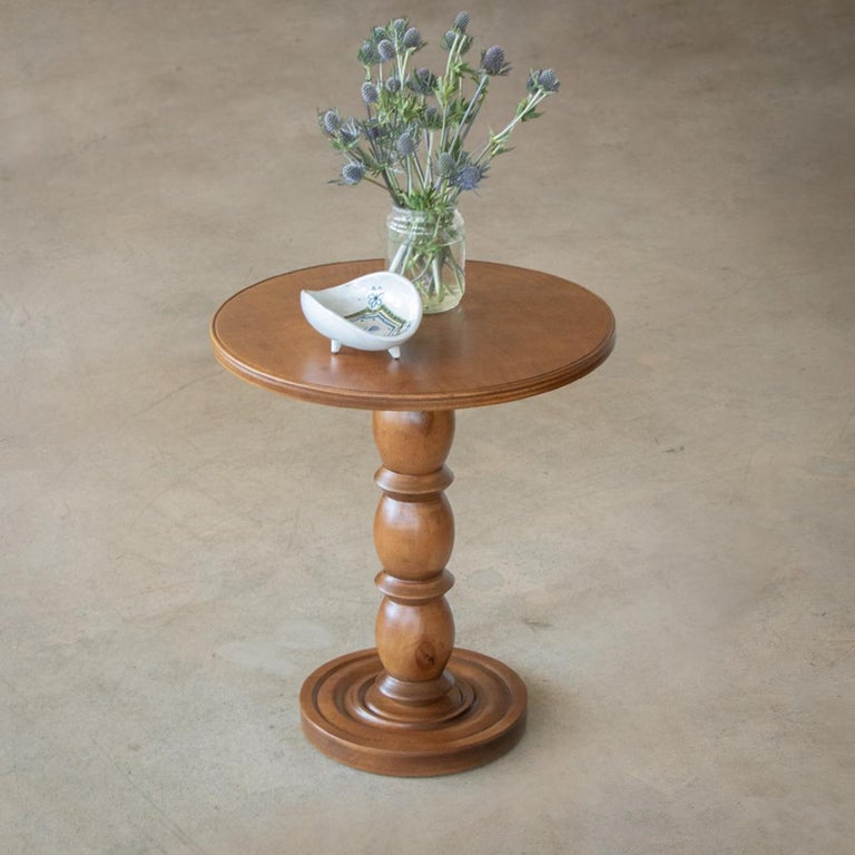 French Carved Wood Side Table For Sale at 1stDibs