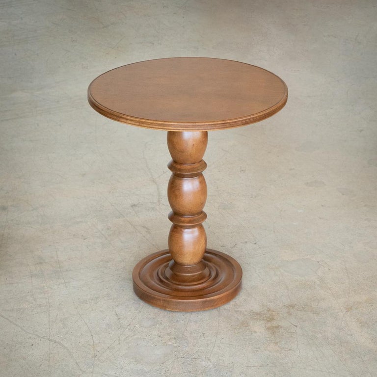 French Carved Wood Side Table For Sale at 1stDibs
