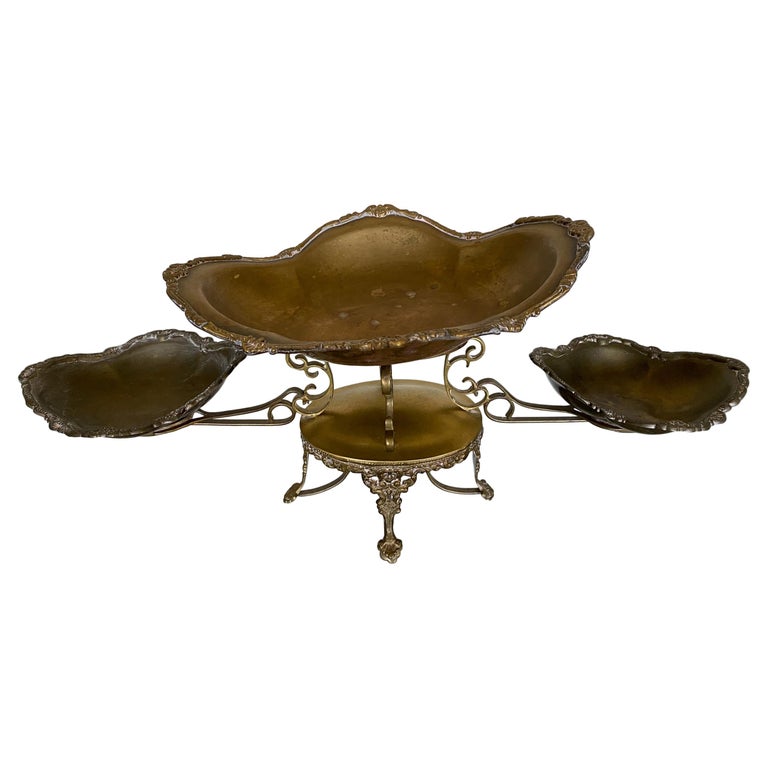 French Cast Bronze Centerpiece For Sale at 1stDibs