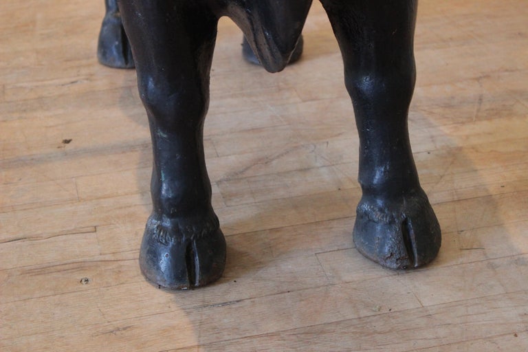 French Cast Iron Bull Table at 1stDibs