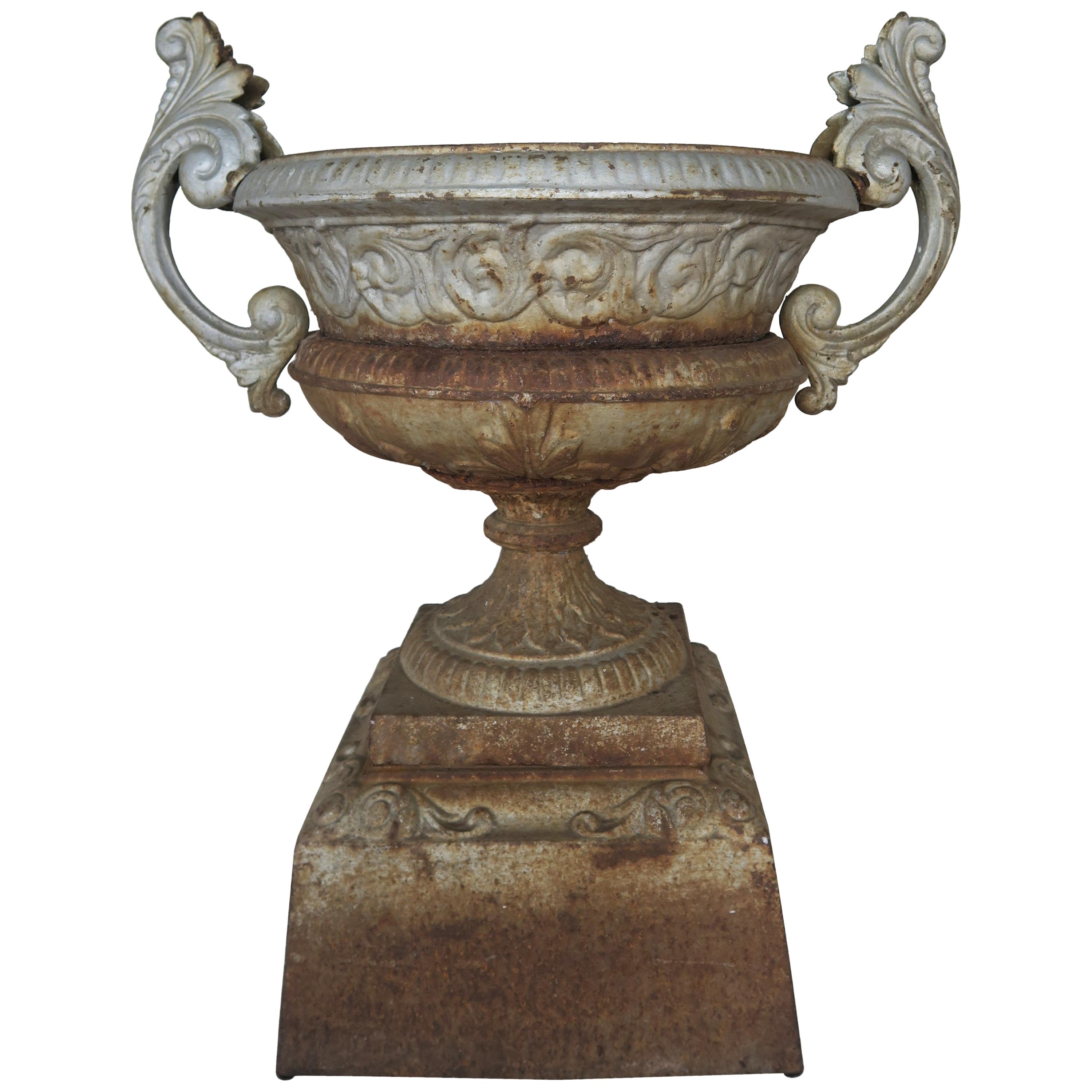 French Cast Iron Garden Planter at 1stDibs