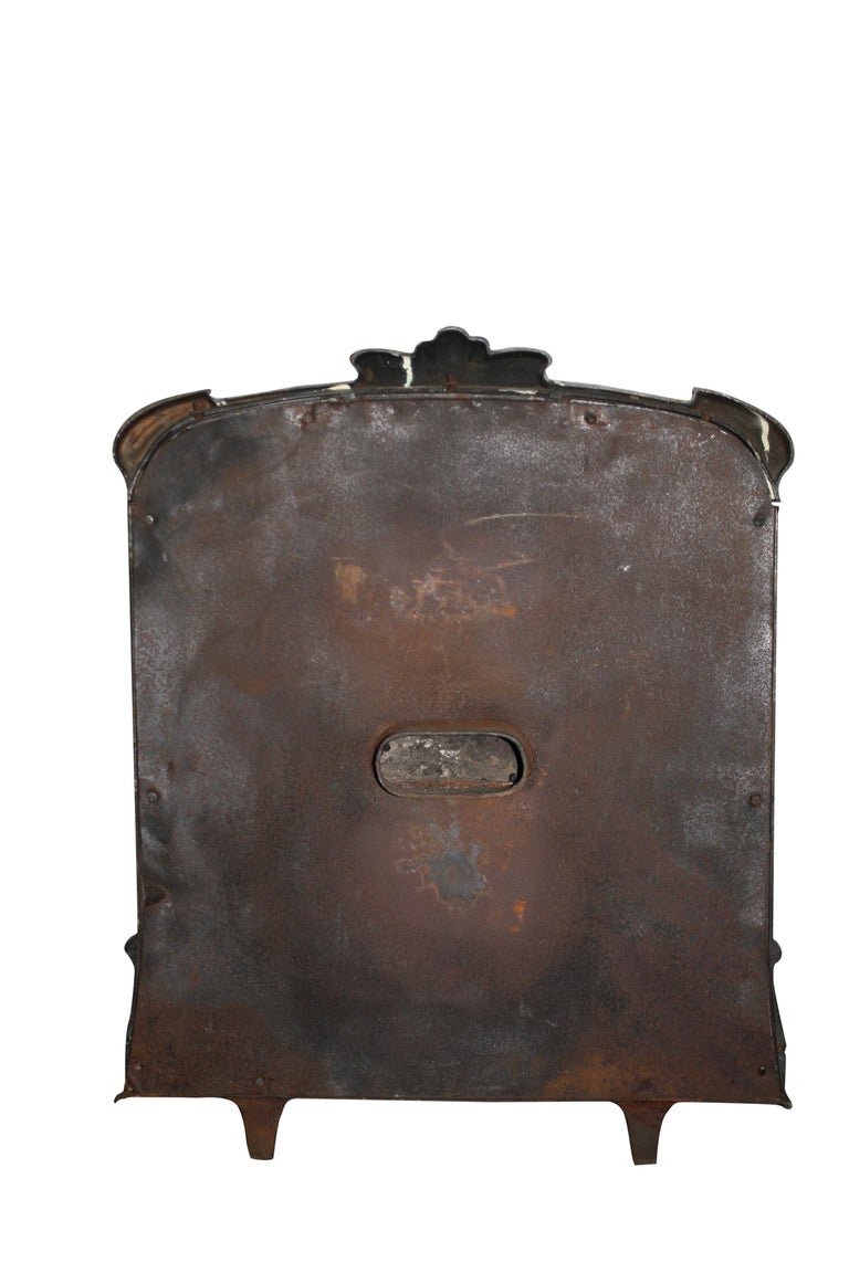 French Cast Iron Stove with Brass Accents by Godin, circa 1910 at ...