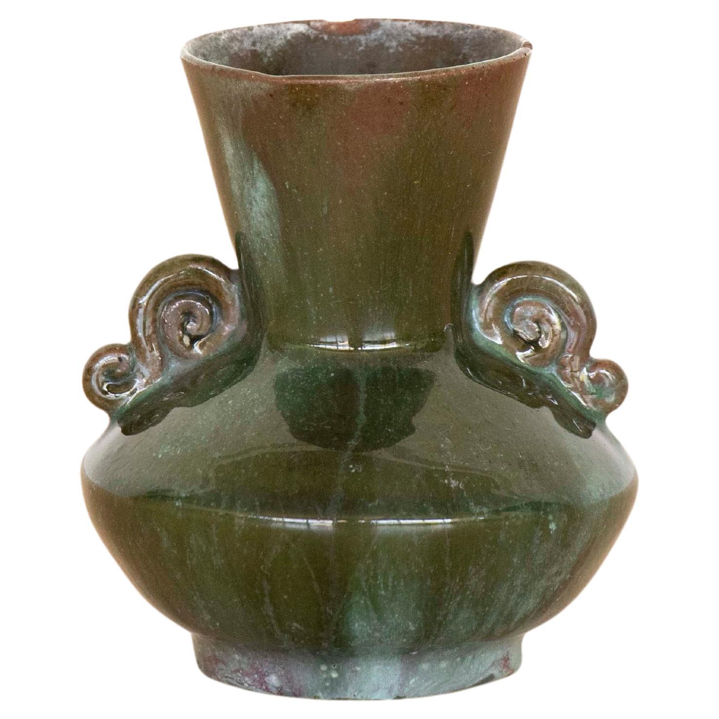 Large Spanish Ceramic Vase For Sale at 1stDibs